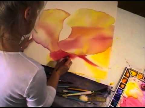 Preview | Watercolor with Birgit O'Connor: Within the Flower - YouTube