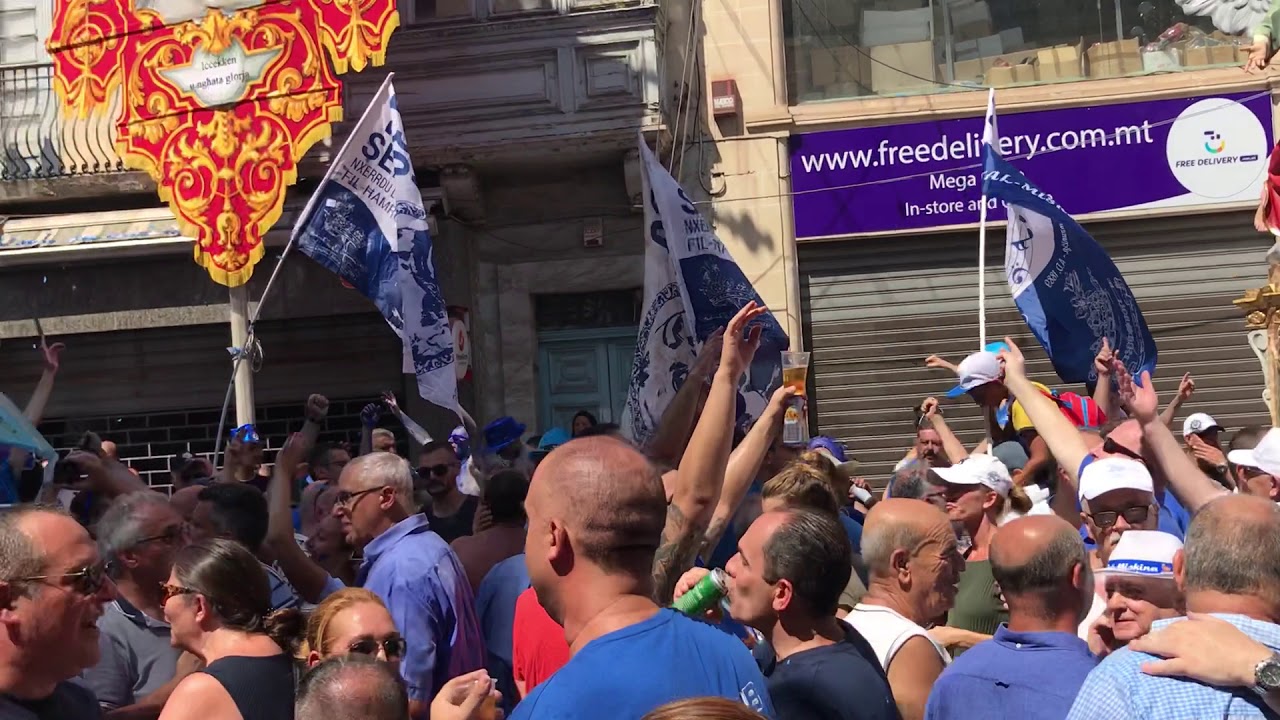 Hamrun festa 2019 Tal Miskina Coronation - YouTube