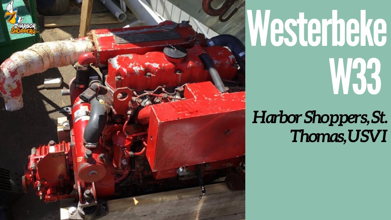 USED Westerbeke 33 ready to install and use for Sale. - YouTube