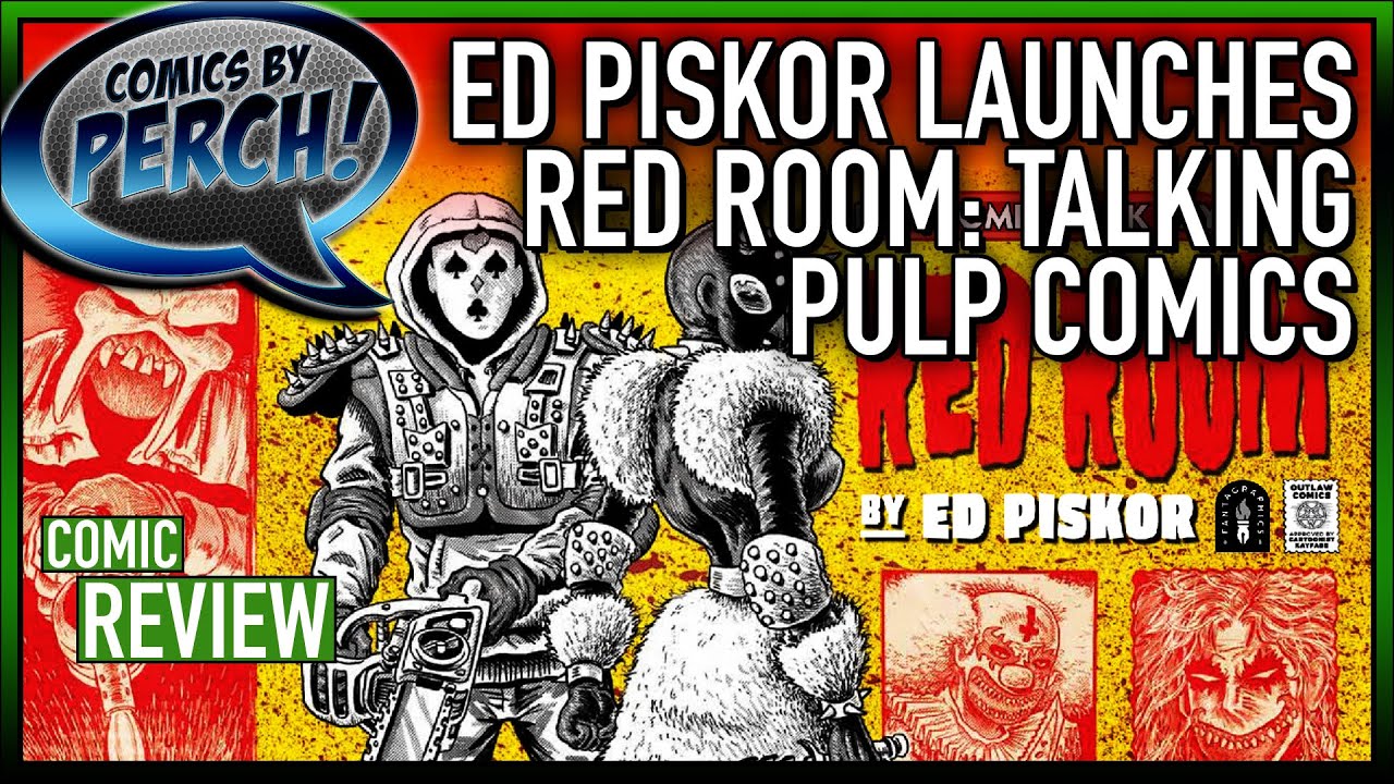 Ed Piskor launches Red Room: talking pulp comics - YouTube