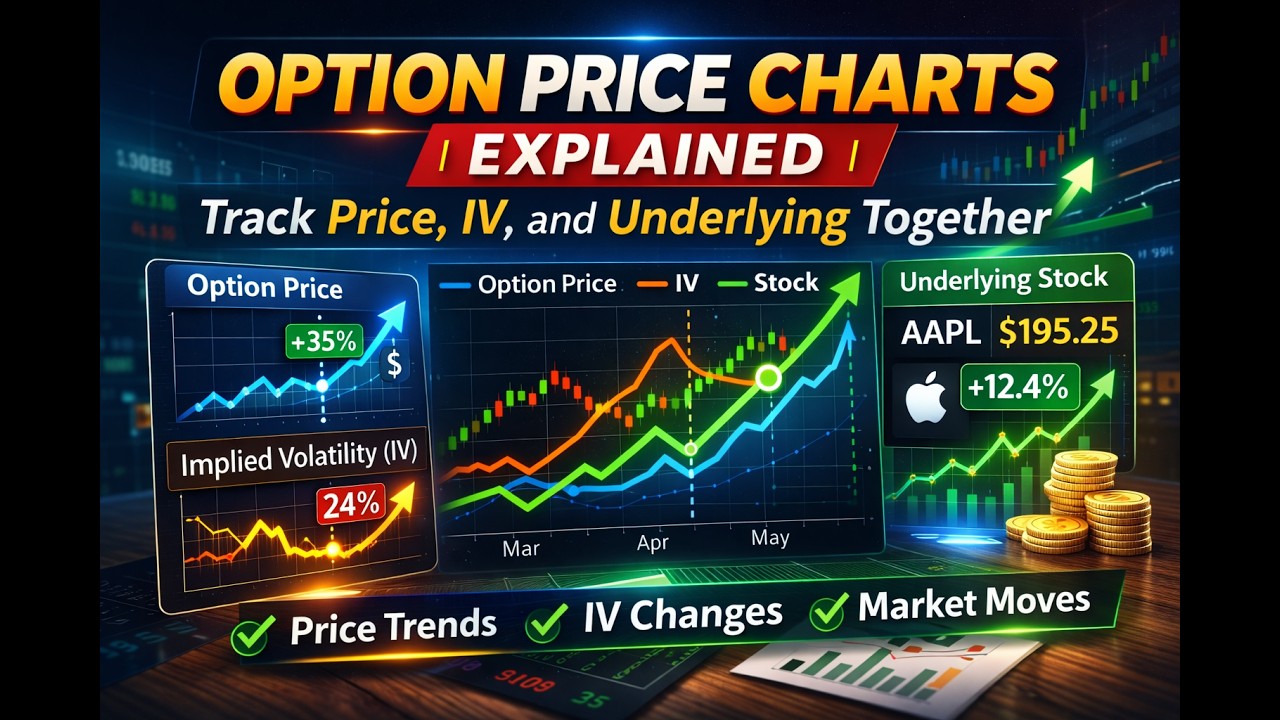 Option Price Charts Explained Track Price, IV, and Underlying Together ...