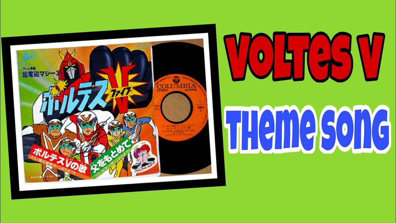 Voltes V Theme Song a Japanese Anime TV Series from Toei Animation and ...
