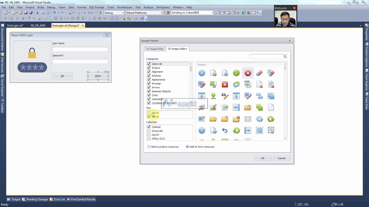 Neuro AMS # 003. Creating Login Form for BAMS - YouTube