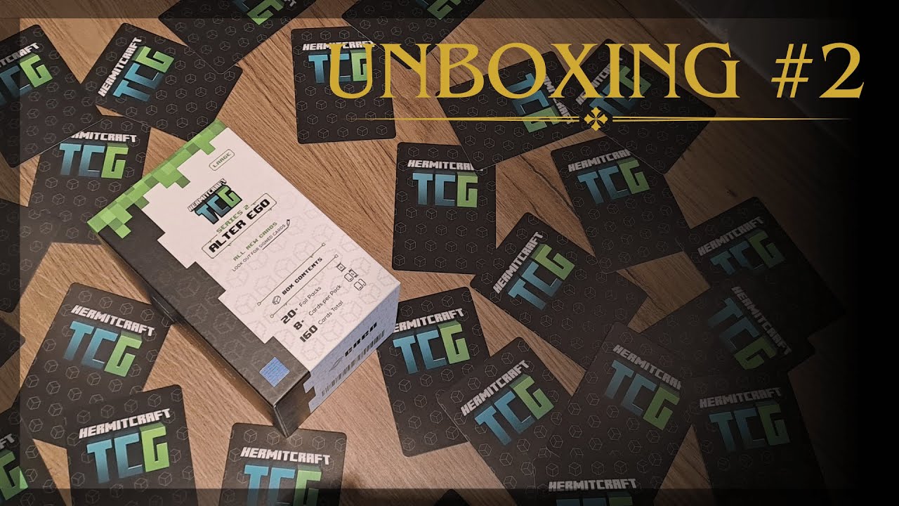 Hermitcraft TCG Alter Ego: Unboxing #2 - The Cards Are Alright! # ...