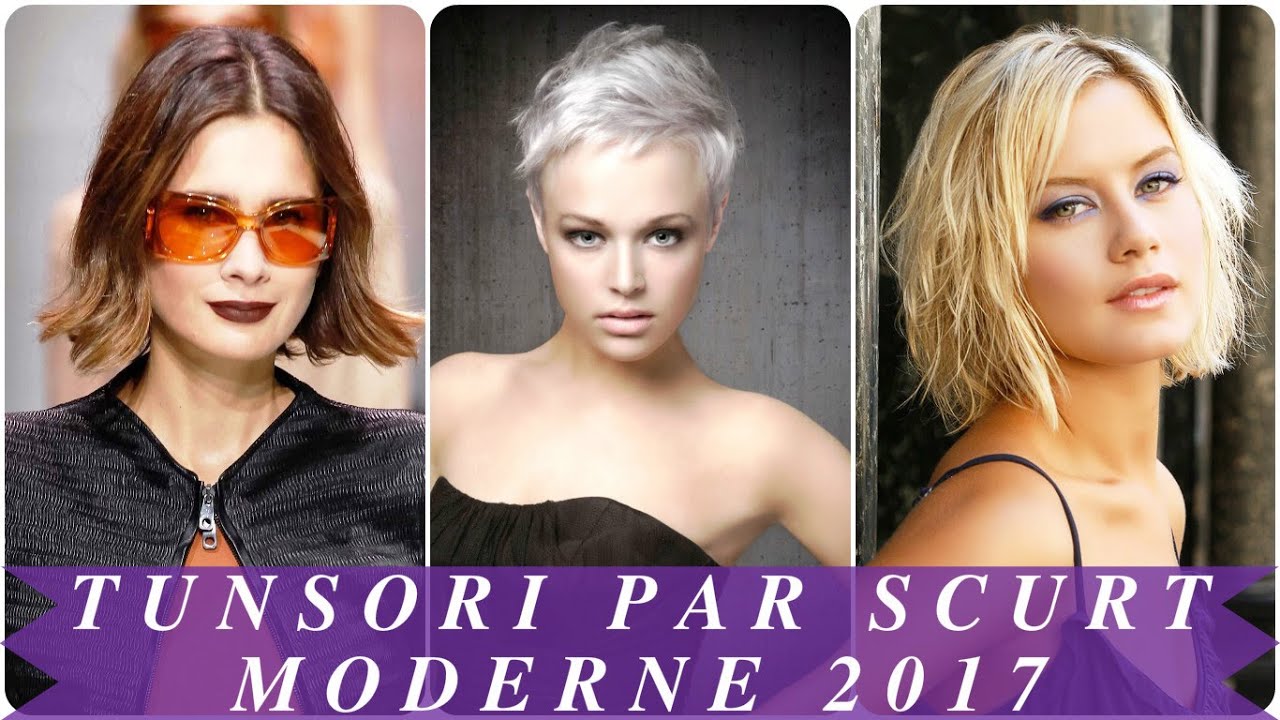 Tunsori par scurt moderne 2017 - YouTube