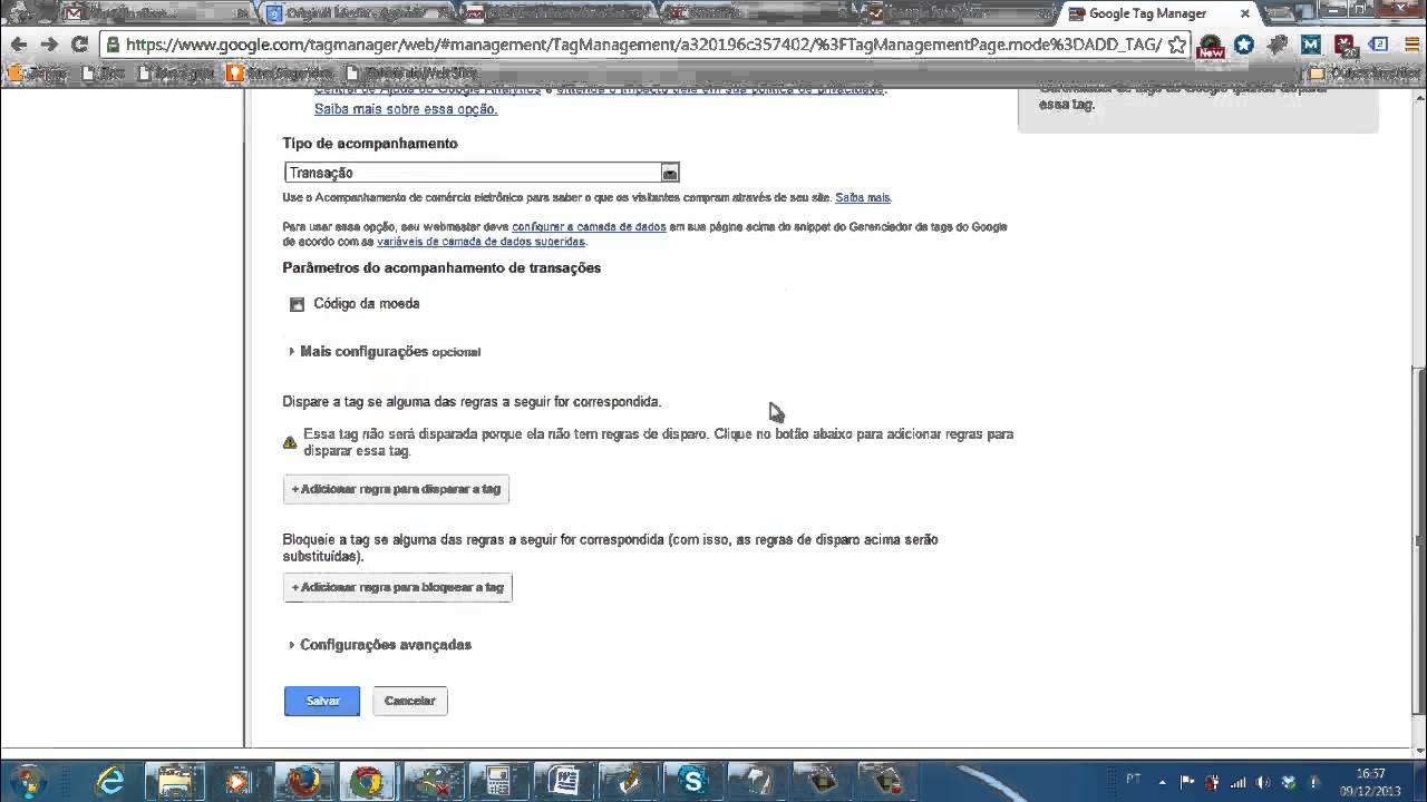 3 - Como Criar Tag do Analytics (Conversao) no Tag Manager - YouTube