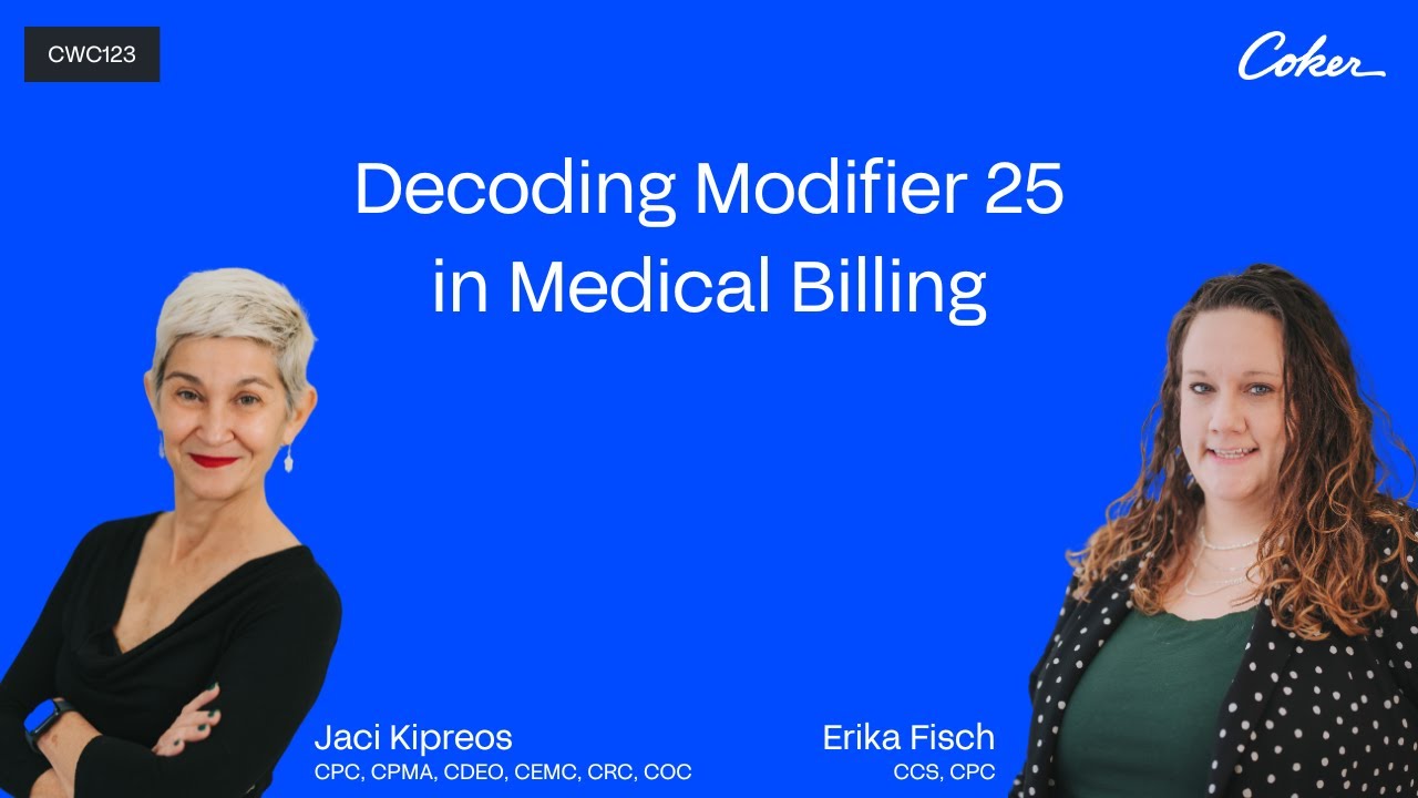 Decoding Modifier 25 In Medical Billing YouTube