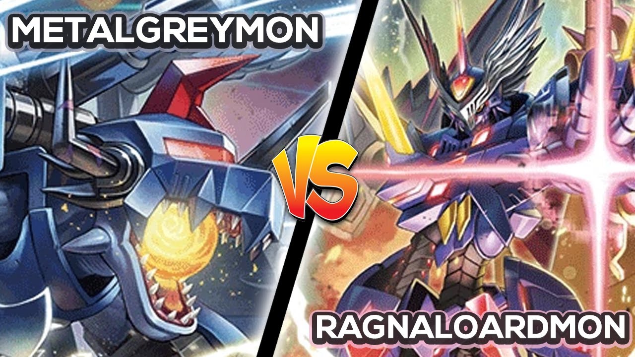 Metalgreymon (Blue Flare) vs Ragnaloardmon | Digimon TCG (BT10 Format ...