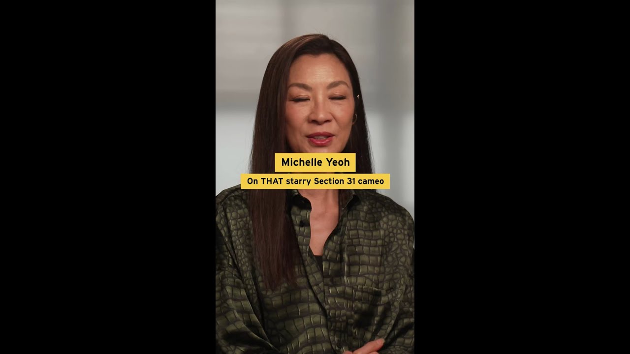 Michelle Yeoh on THAT starry Section 31 cameo! - YouTube