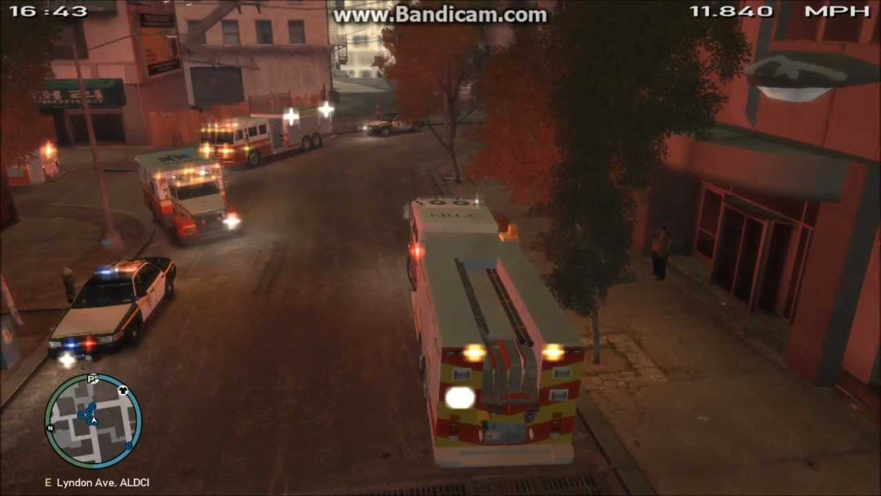 Engine 245 Responds to Fire - YouTube