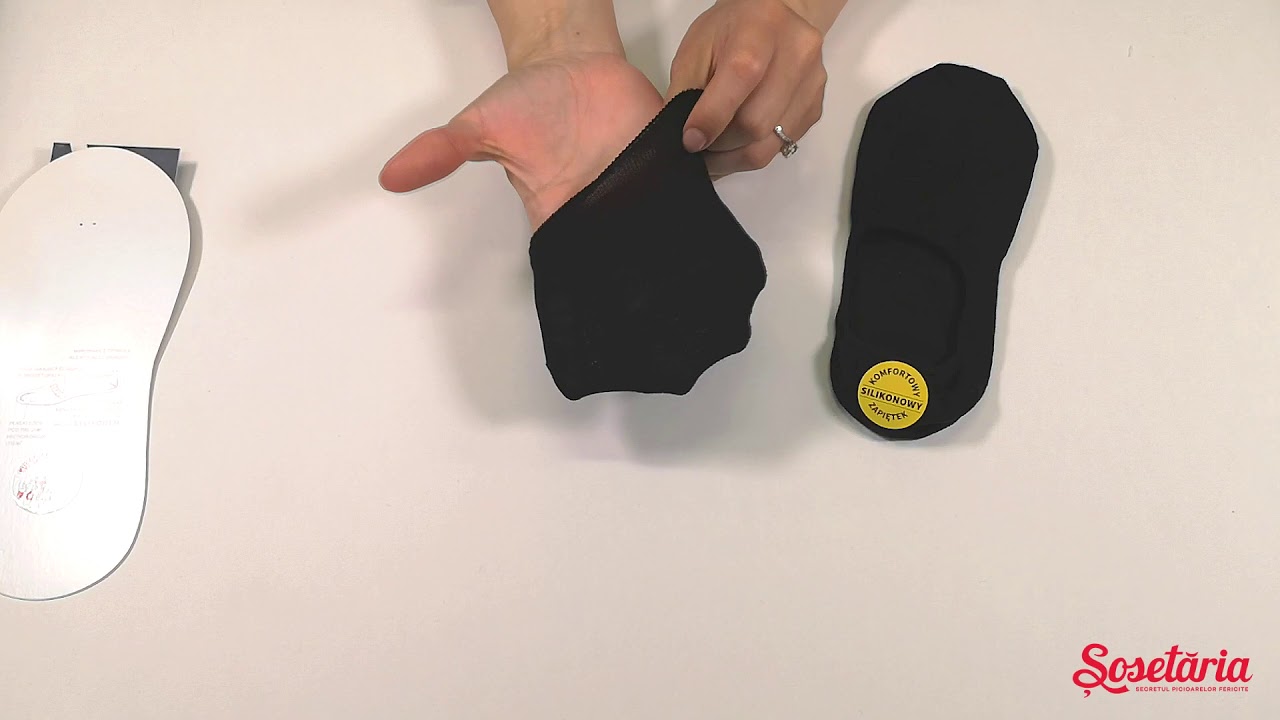 Prezentare talpici barbati bumbac cu silicon Wola W91.071 - YouTube