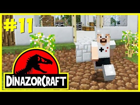 YENİ DİNAZOR DNAsı ve PARKI BÜYÜTMEYE DEVAM - DinazorCraft #11