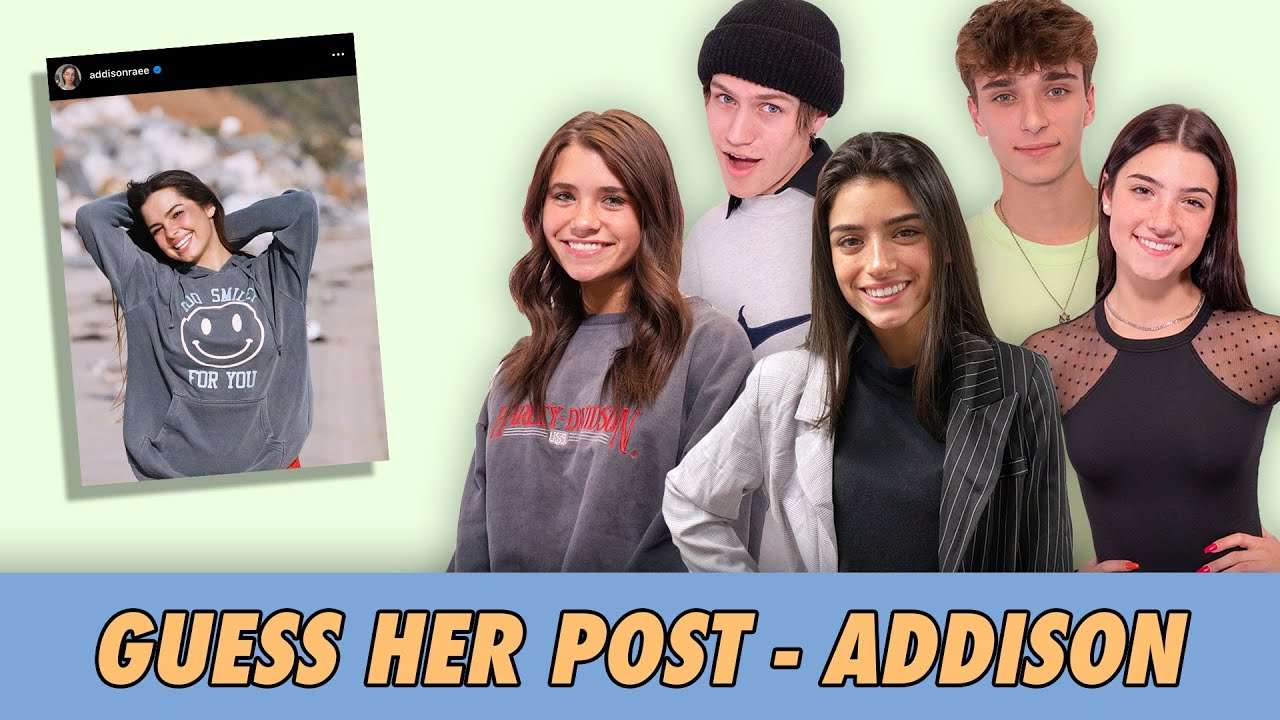 Guess Her Post - Addison Rae - YouTube