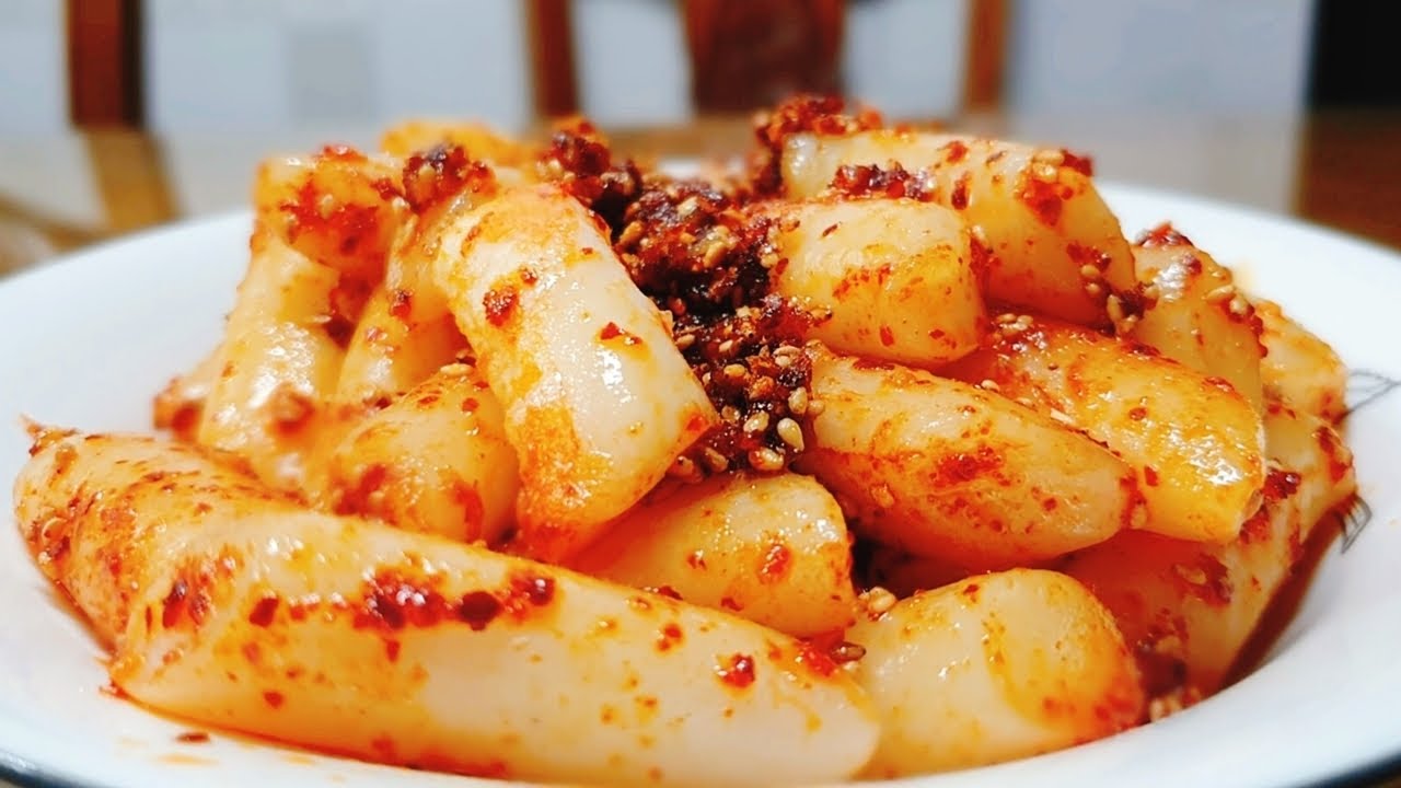 [초간단 레시피] 들기름 떡볶이 / Perilla oil Tteokbokki / Super simple recipe / Good ...