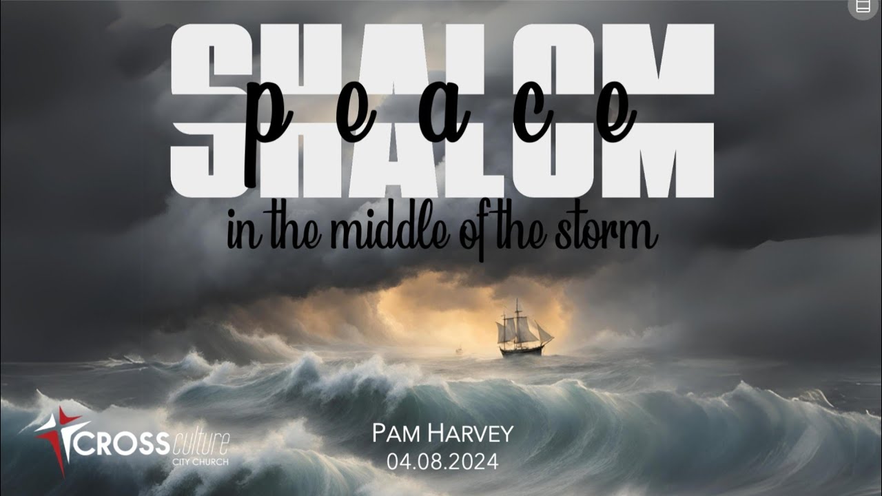 SHALOM (peace) in the middle of the storm || John 14:25-27 || Pam Harvey - YouTube
