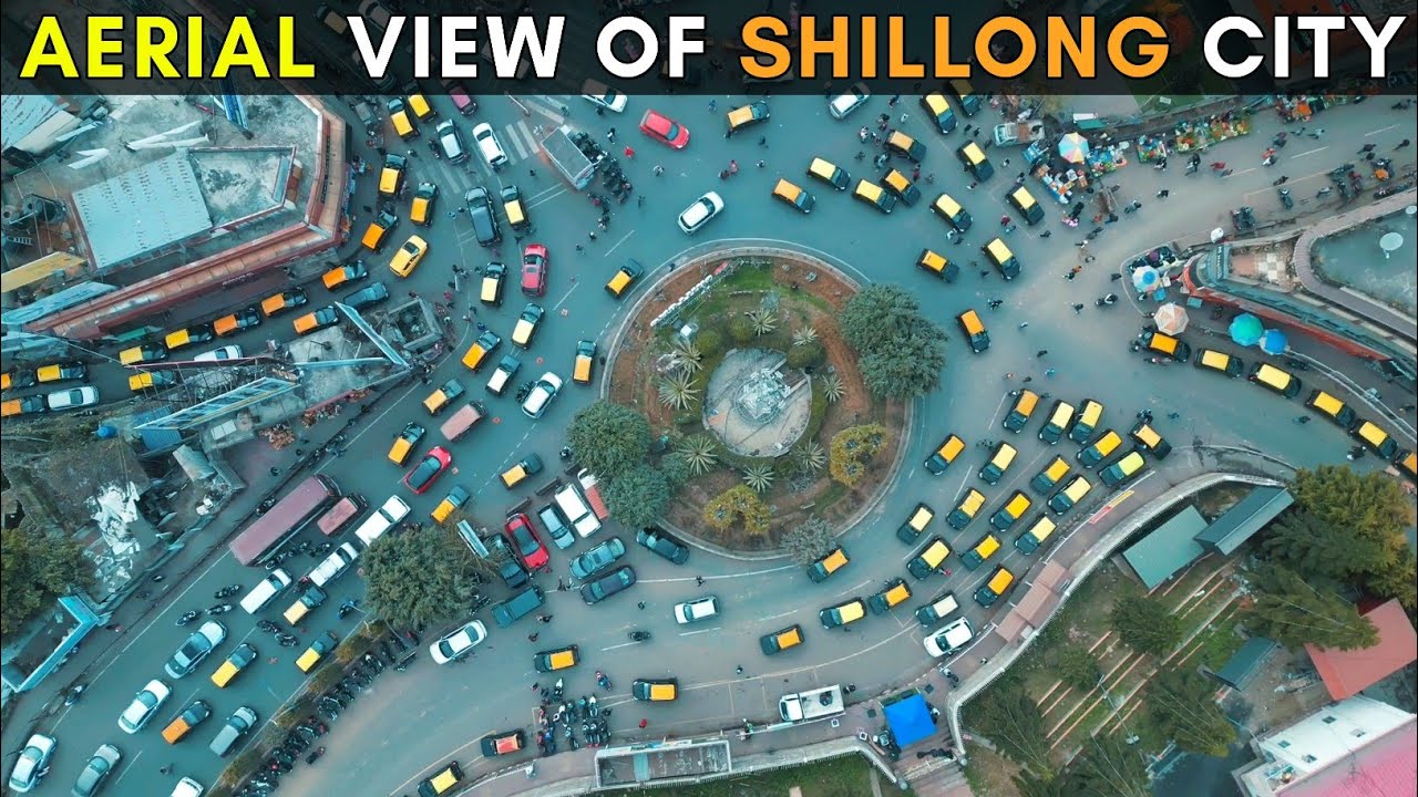 Shillong City Drone View 🇮🇳 - YouTube