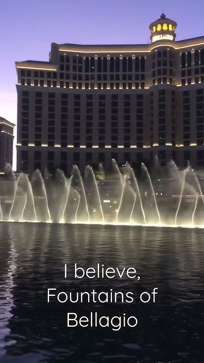 Танцующий фонтан Белладжио, Шер «Я верю» | Bellagio water show: Cher “I believe” - YouTube
