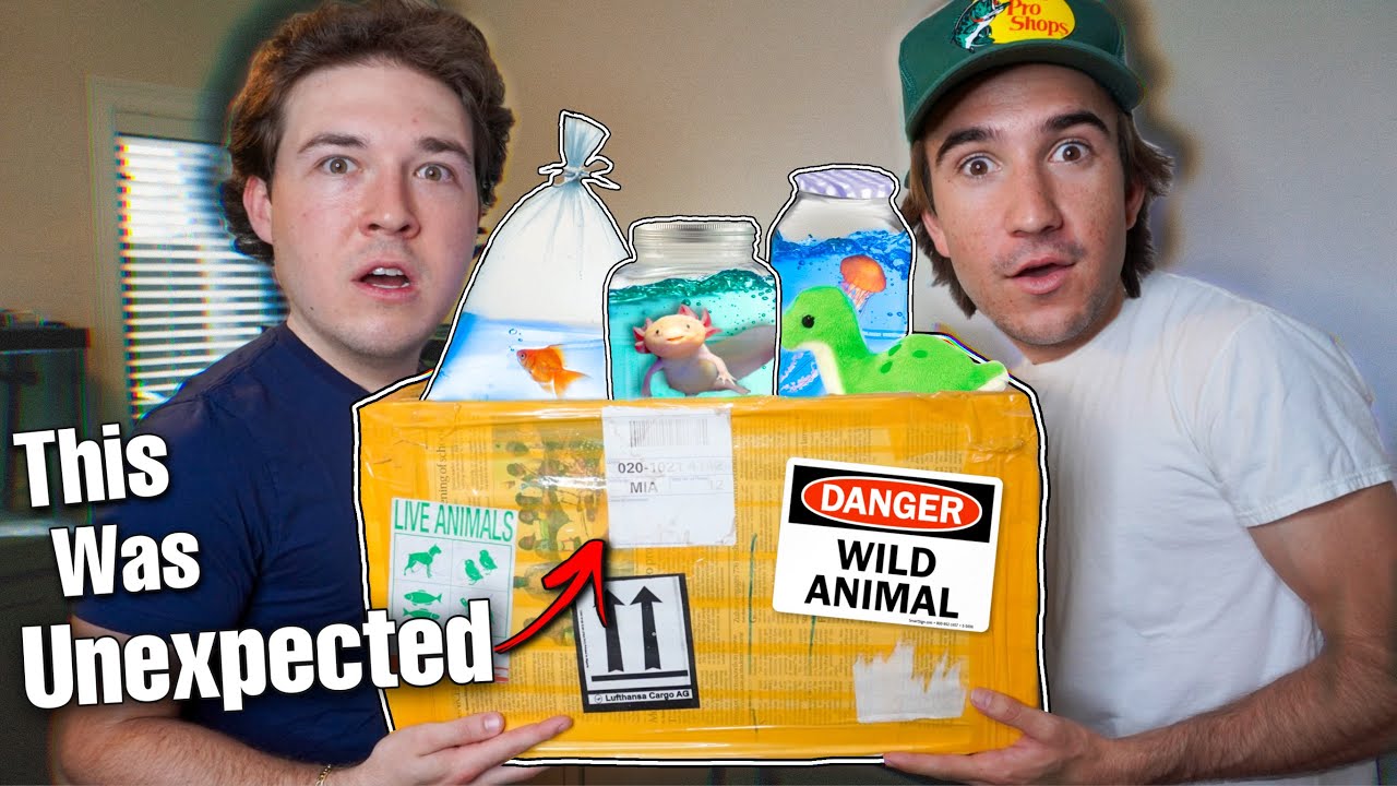 UNBOXING THE WEIRDEST LIVE FISH MYSTERY BOX YET... (what's inside ...