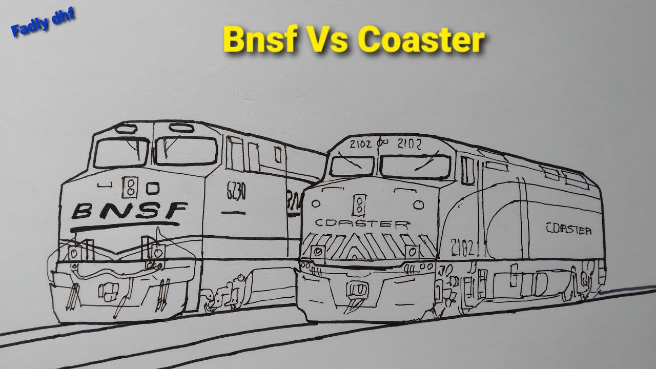 Bnsf Train Engine Drawings