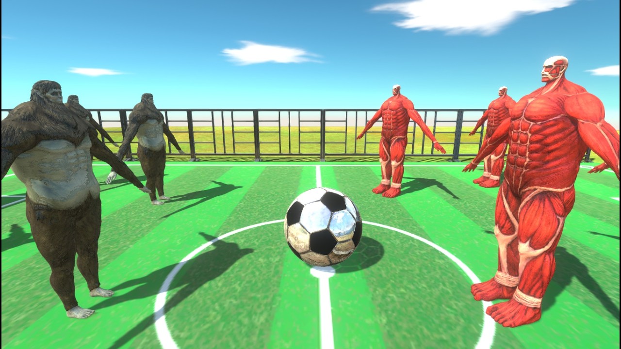 Colossal Titans vs Titan Beast Football Match #arbs # ...