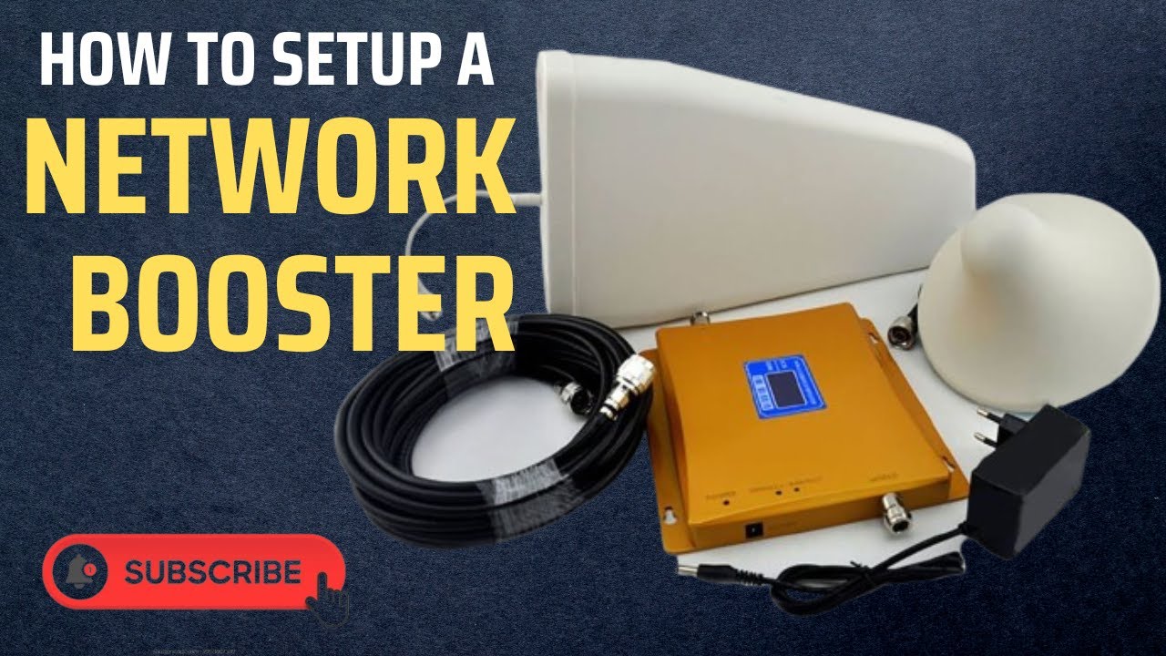 How to setup a Tri-band signal booster || 2g,3g,4g network. - YouTube