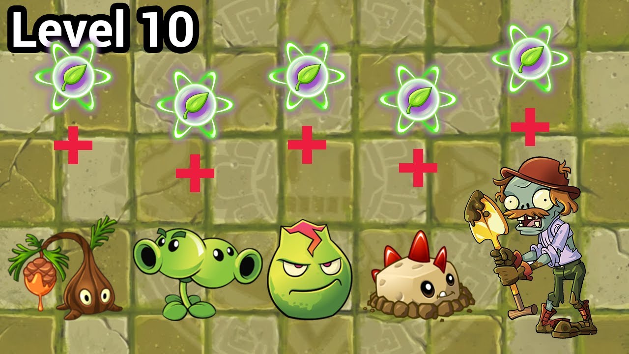 Plants vs Zombies 2 All Plants Power Up vs Excavator Zombie - YouTube
