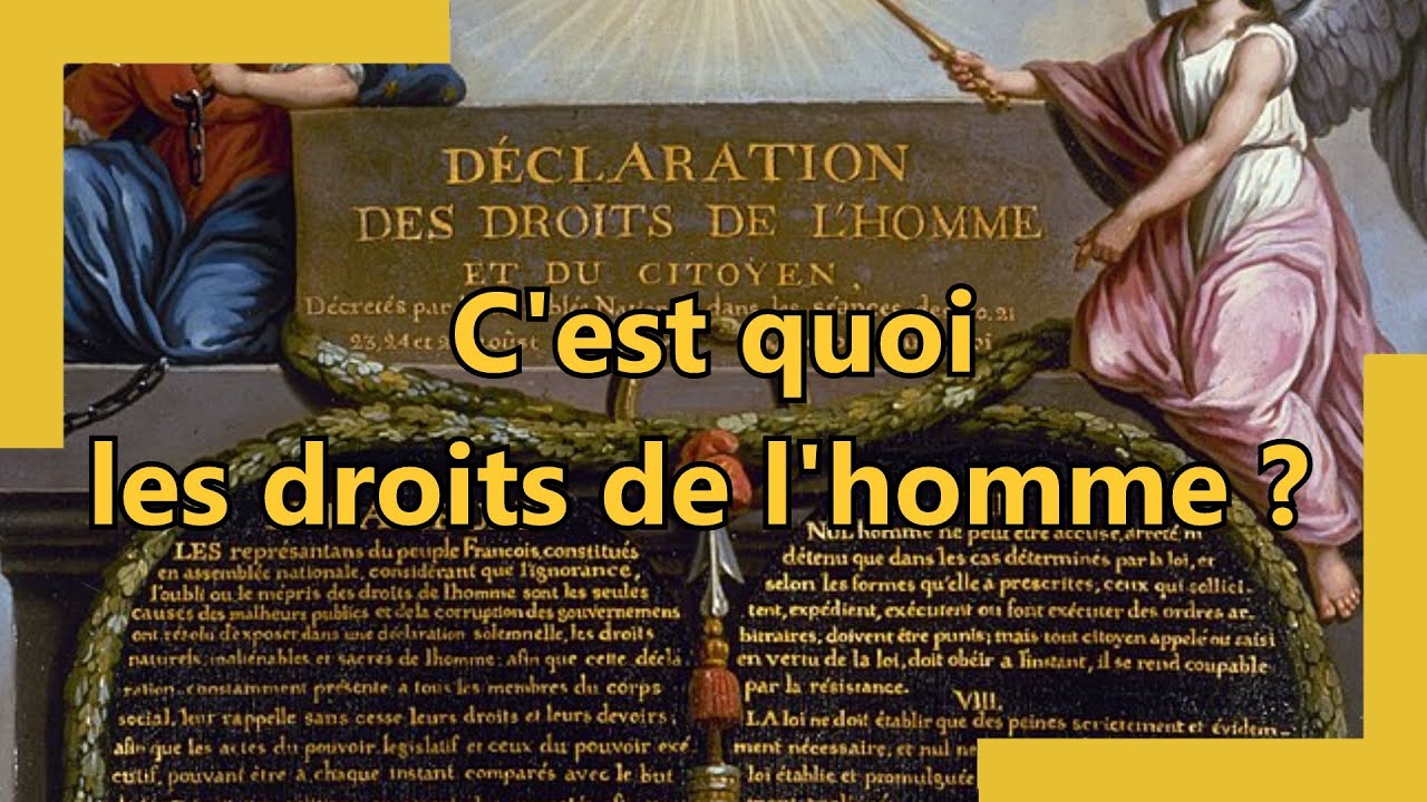 Cest Quoi Les Droits De Lhomme Capsule 18 Youtube