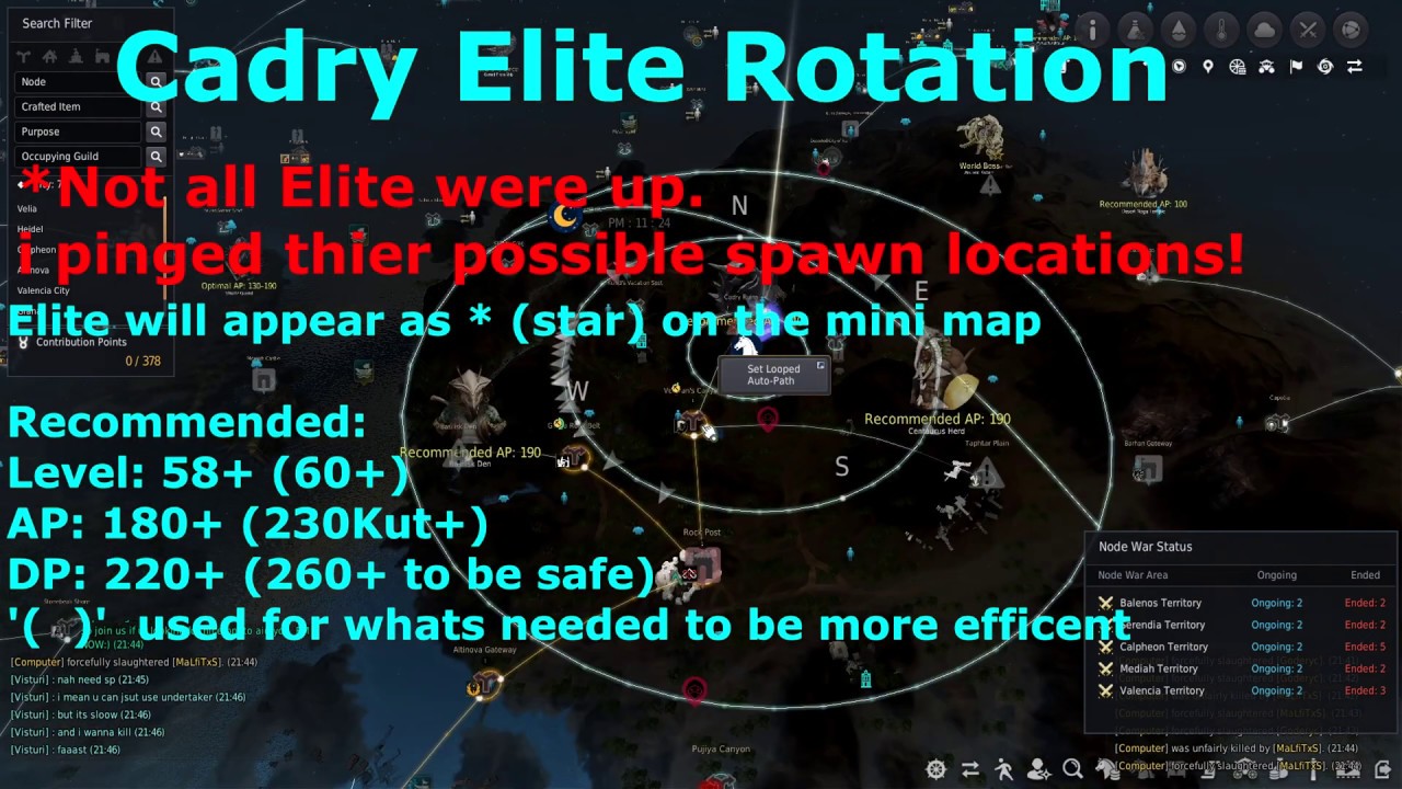 Black Desert - Cadry Elite Rotation - YouTube
