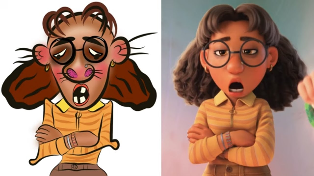 Turning red drawing meme - cast - nobody like you ( from disney and ...