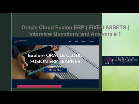 Oracle Cloud Fusion ERP | FIXED ASSETS | Interview Questions and ...