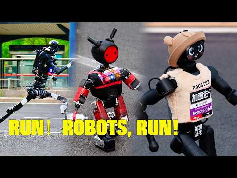 Humanoid robot half marathon runs as testing ground for real-world applications