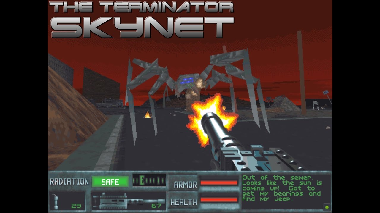 The Terminator: SkyNET - Mission 5 (escape submarine and return to jeep ...