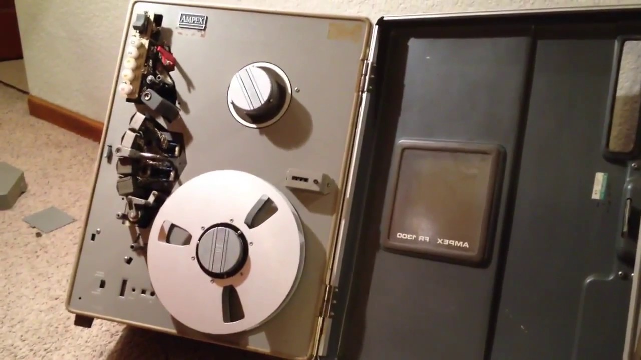 Ampex FR 1300 Power Up - YouTube
