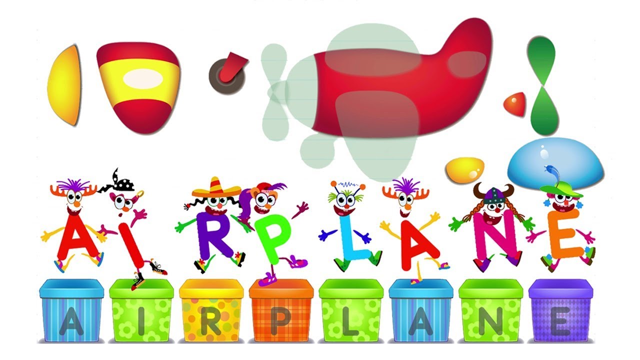 A for Airplane | Learn ABC Alphabets for Kids Preschool #Kids School ...