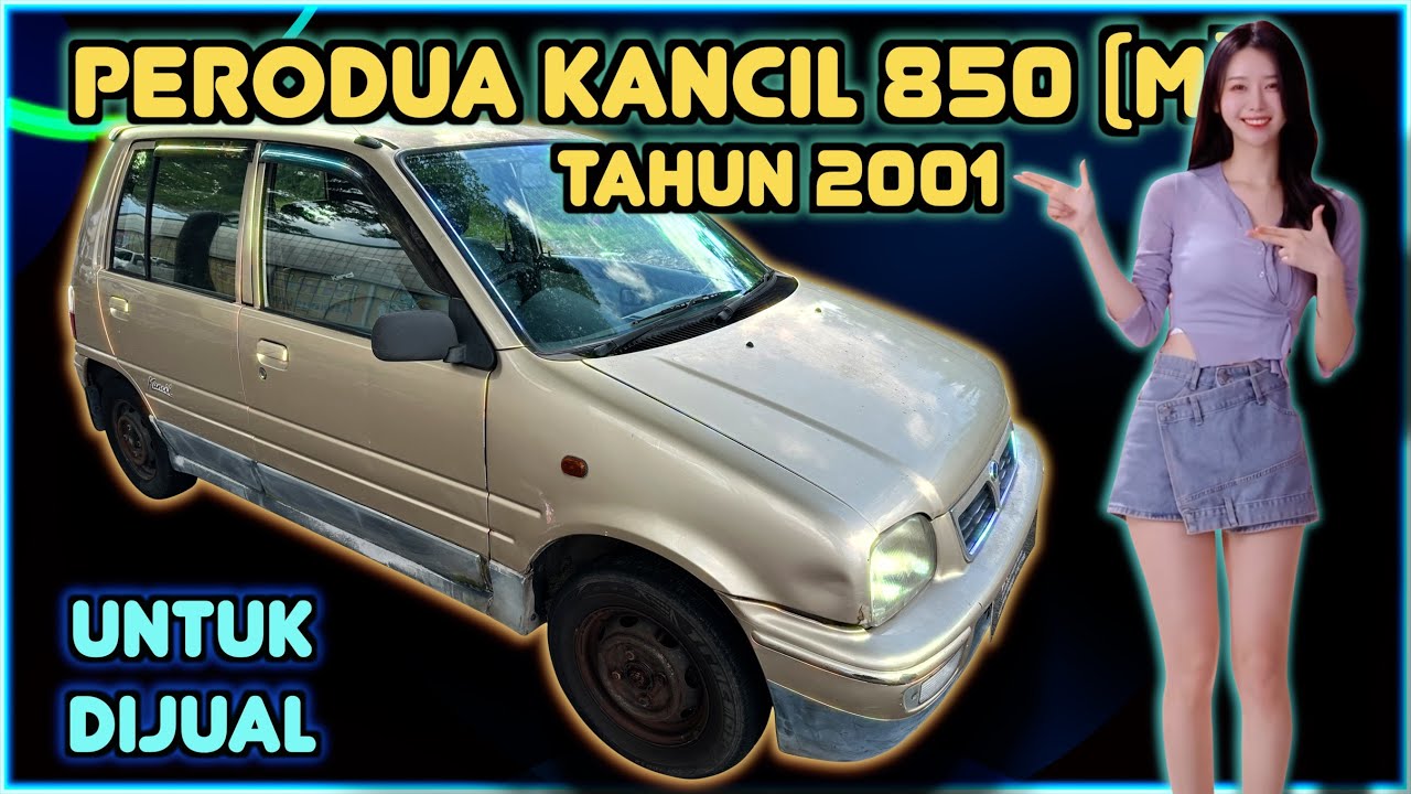 PERODUA KANCIL 847cc 850 EX (M) TAHUN 2001 UNTUK DIJUAL - YouTube