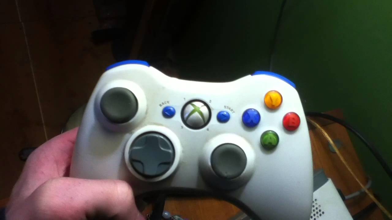 Customized electric blue controller! "Updated" - YouTube