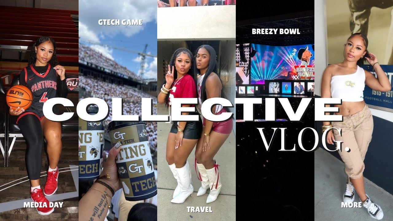 COLLECTIVE VLOG: Gtech game, nail appt, media day, travel to bama ...