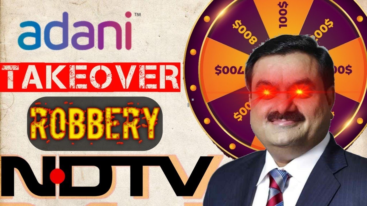 How did adani acquired ndtv || NDTV Takeover by Adani || NDTV Adani ...