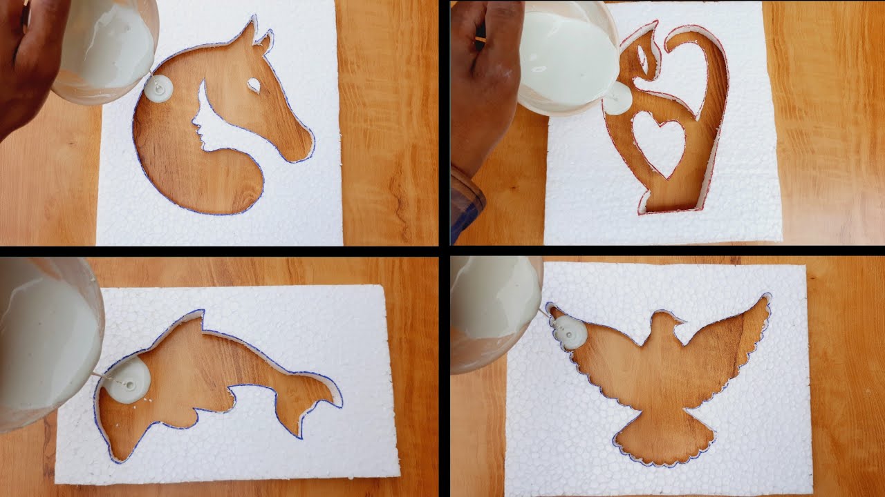 4 Easy White Cement Craft Ideas || Cement Craft Ideas || Home ...
