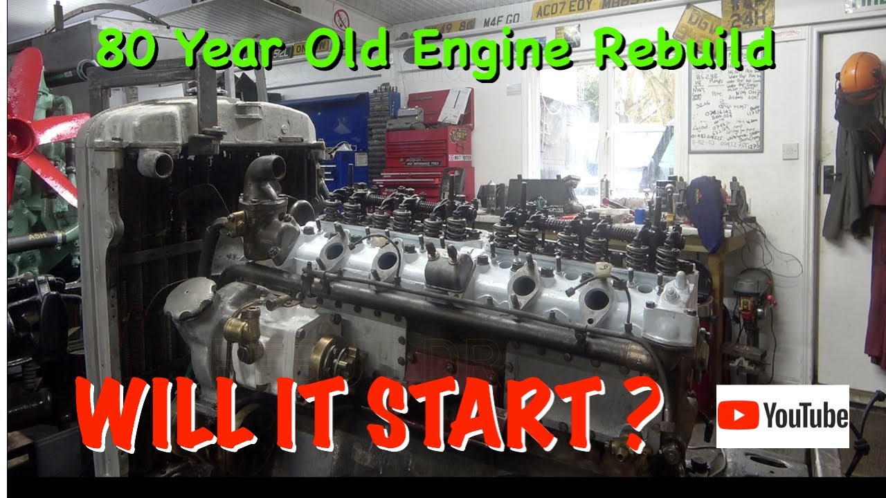 WILL IT START ? - 80 YEAR OLD ENGINE - YouTube
