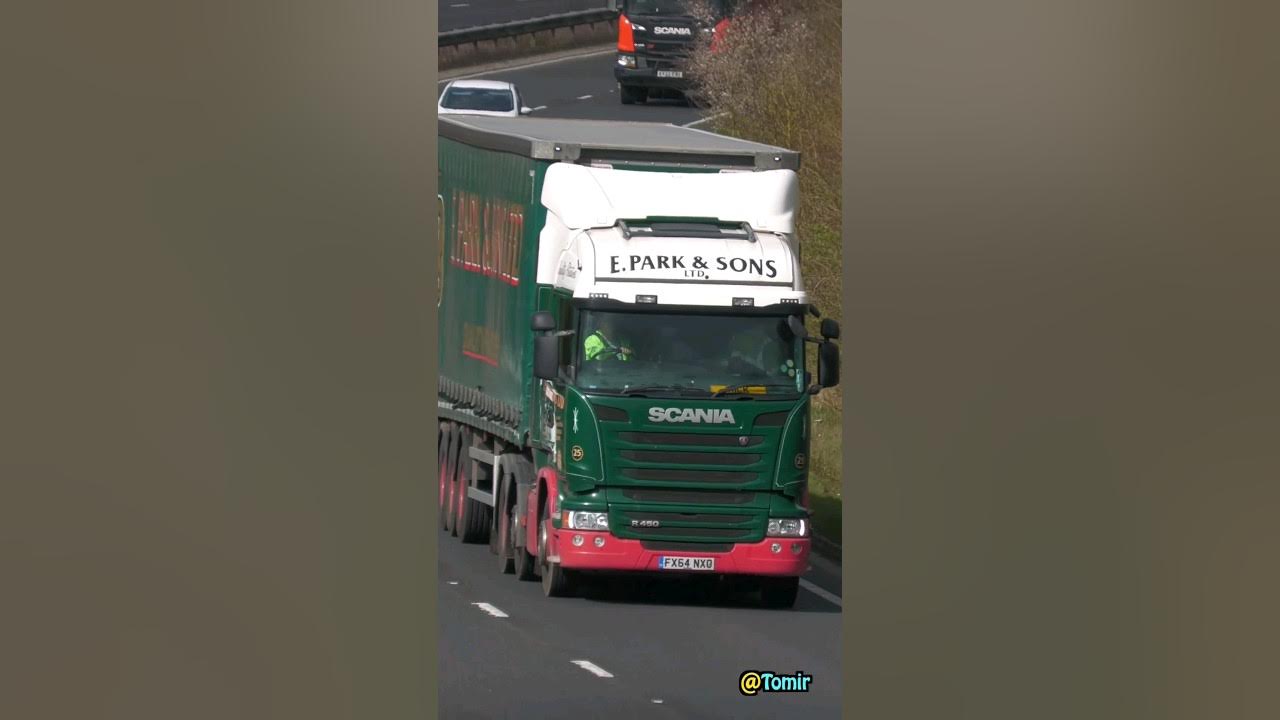 SCANIA R450 - E. Park & Sons Ltd #truckspotting #tomir - YouTube