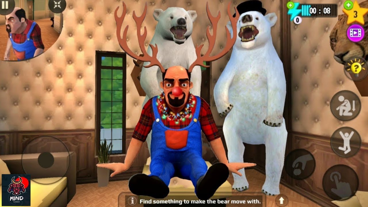 scary stranger 3d un bear prank/cherry pop productions gaming scary ...