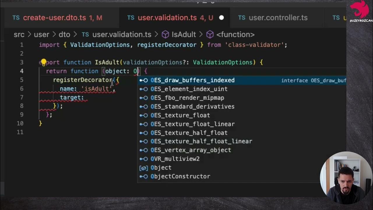06 Nest Js Dto Validation Youtube