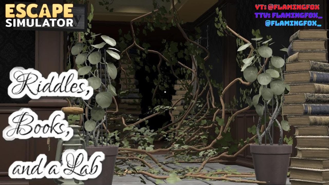 Riddles, Books, and a Lab | Escape Simulator - YouTube