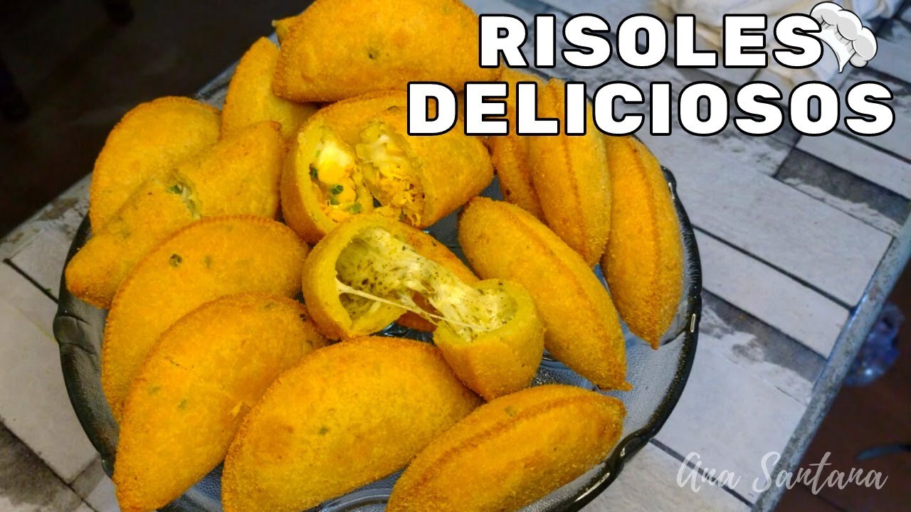 RISOLES COM UMA MASSA DELICIOSA | PARA QUALQUER SALGADO | COM UM ...