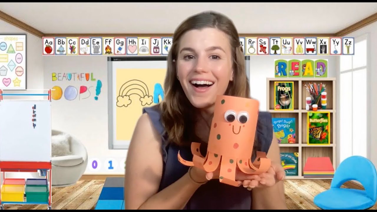 Make an Octopus 🐙🌊 with Ms. Madeline! | KIDS CRAFTS & ART PROJECTS with ...