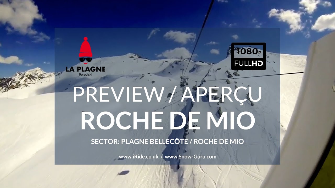 La Plagne guide | Roche de Mio télécabine / gondola | Bellecôte / Roche ...
