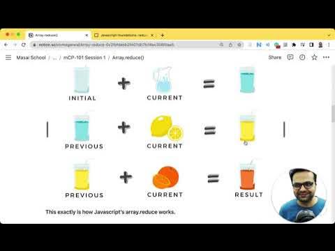 Class-13 - JavaScript Array.reduce() HOF in depth - YouTube