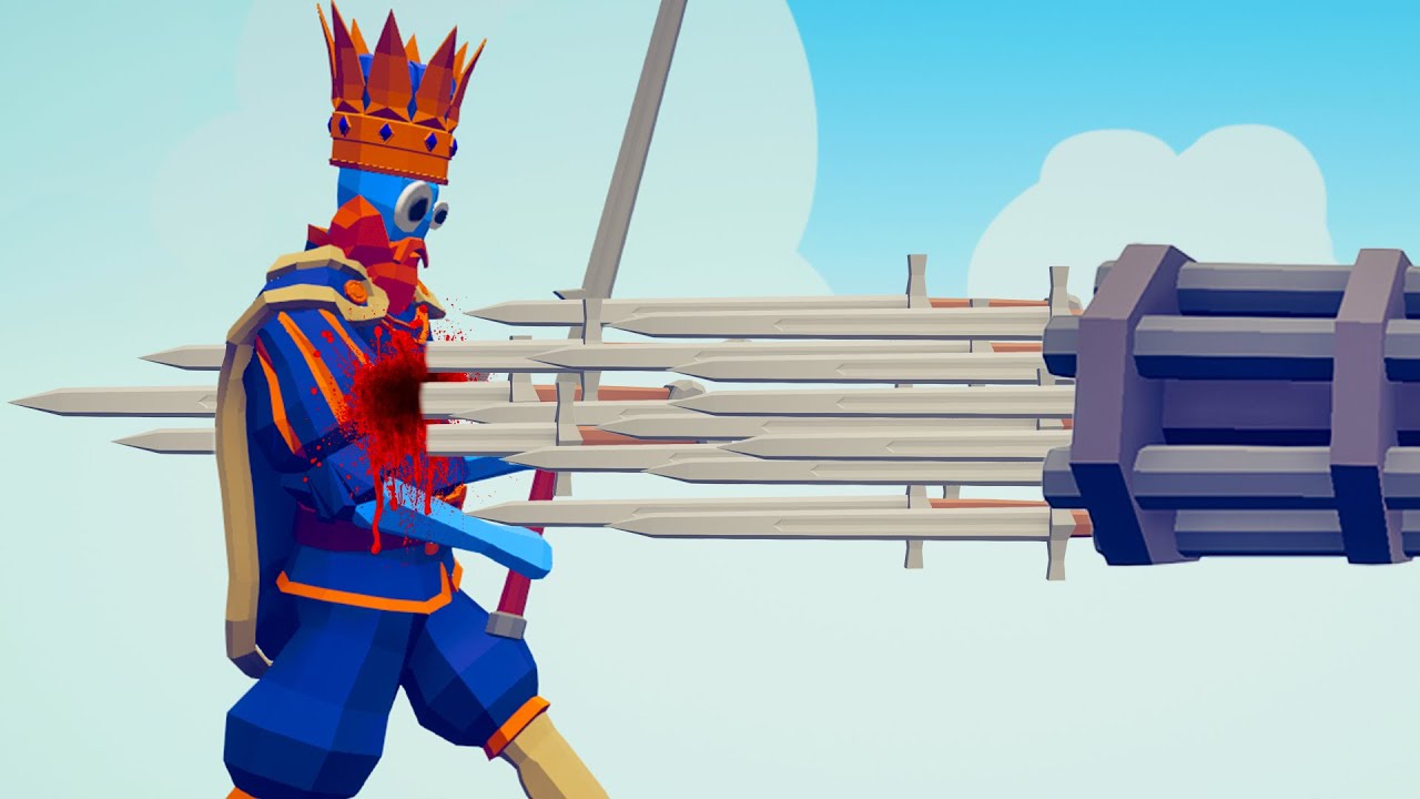 SWORD MINIGUN vs EVERY FACTION - TABS Totally Accurate Battle Simulator ...