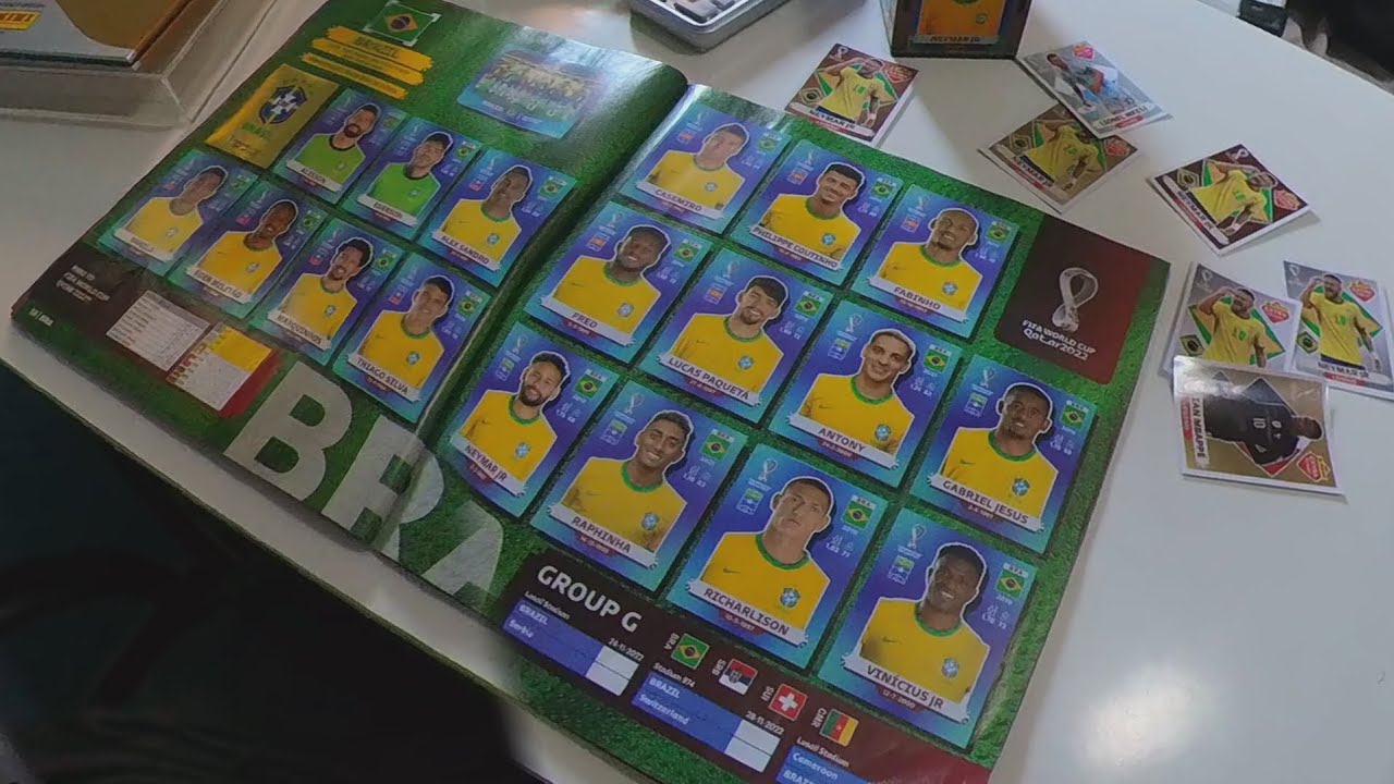 Álbum da copa 2022 completo - YouTube